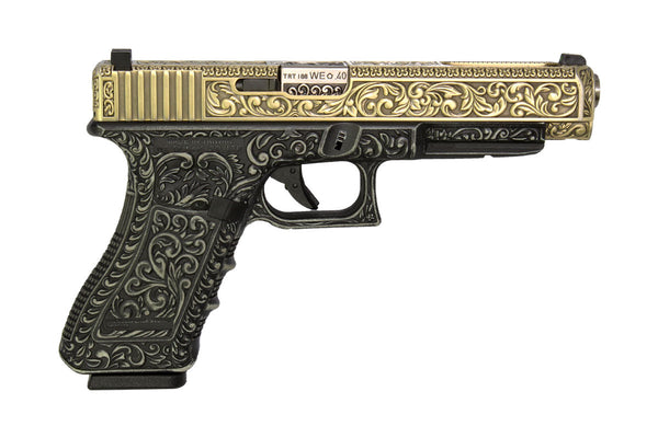 engraved pistol