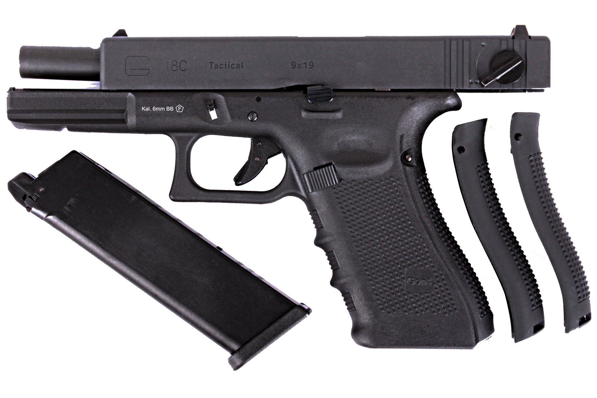 WE Tech G18C Gen4 GBB Pistol (Black)